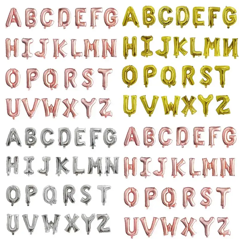 32-inch Rose Gold Letter Balloons - Foiljoyparty